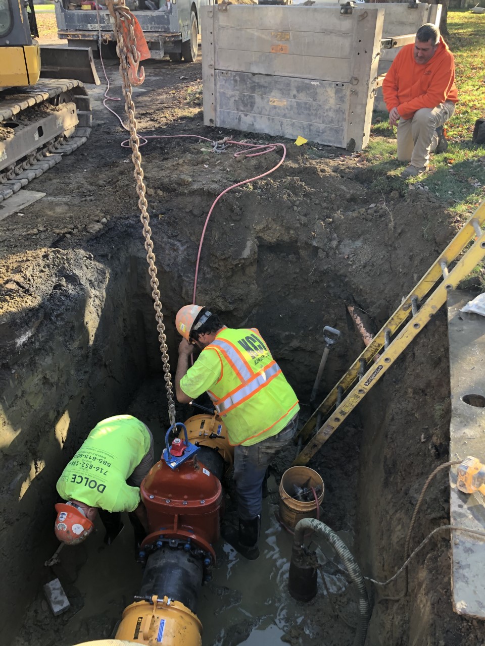 New water line valves installed in city | News, Sports, Jobs - Observer Today